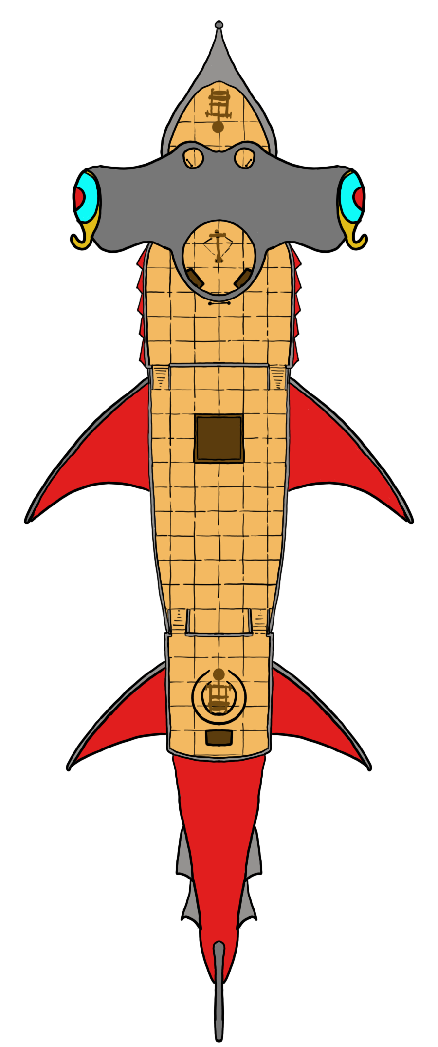 Hammerhead Ship and Shrike Ship - Dungeonsports Coliseum