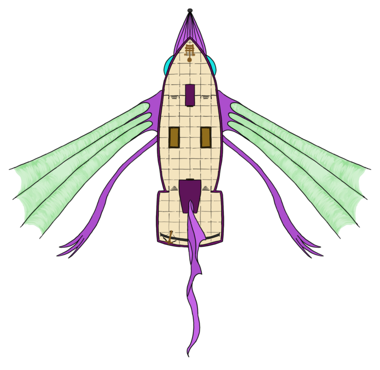 Flying Fish Ship - Dungeonsports Coliseum