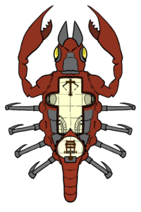Scorpion Ship Spelljammer - Dungeonsports Coliseum