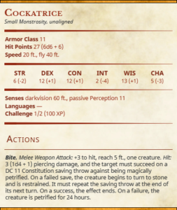 Cockatrice Bramble - Dungeonsports Coliseum