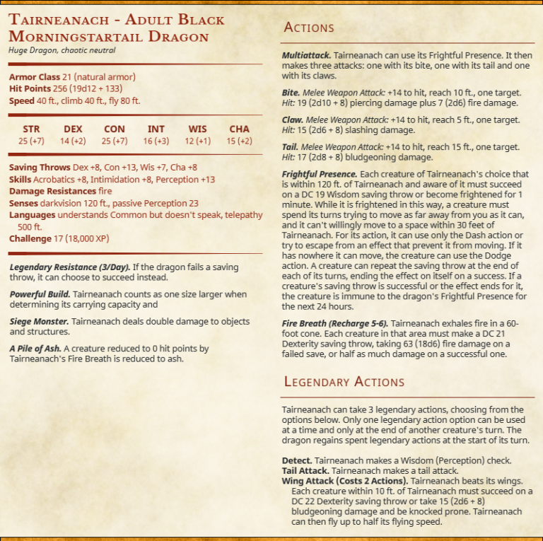 Tairneanach of Fourth Wing - Dungeonsports Coliseum